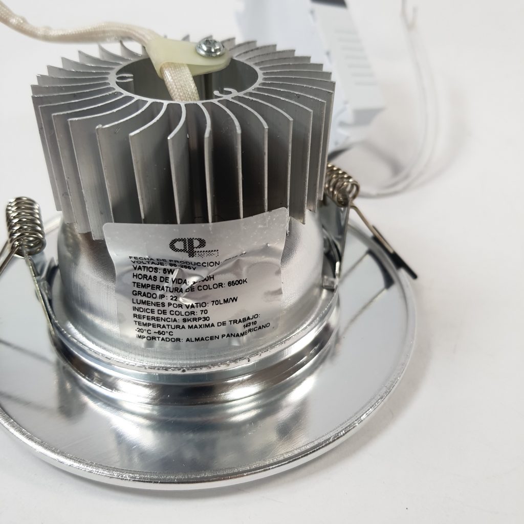 Bala LED redonda 5x1w Acrílico REF. SKRP30 | Almacén Panamericano