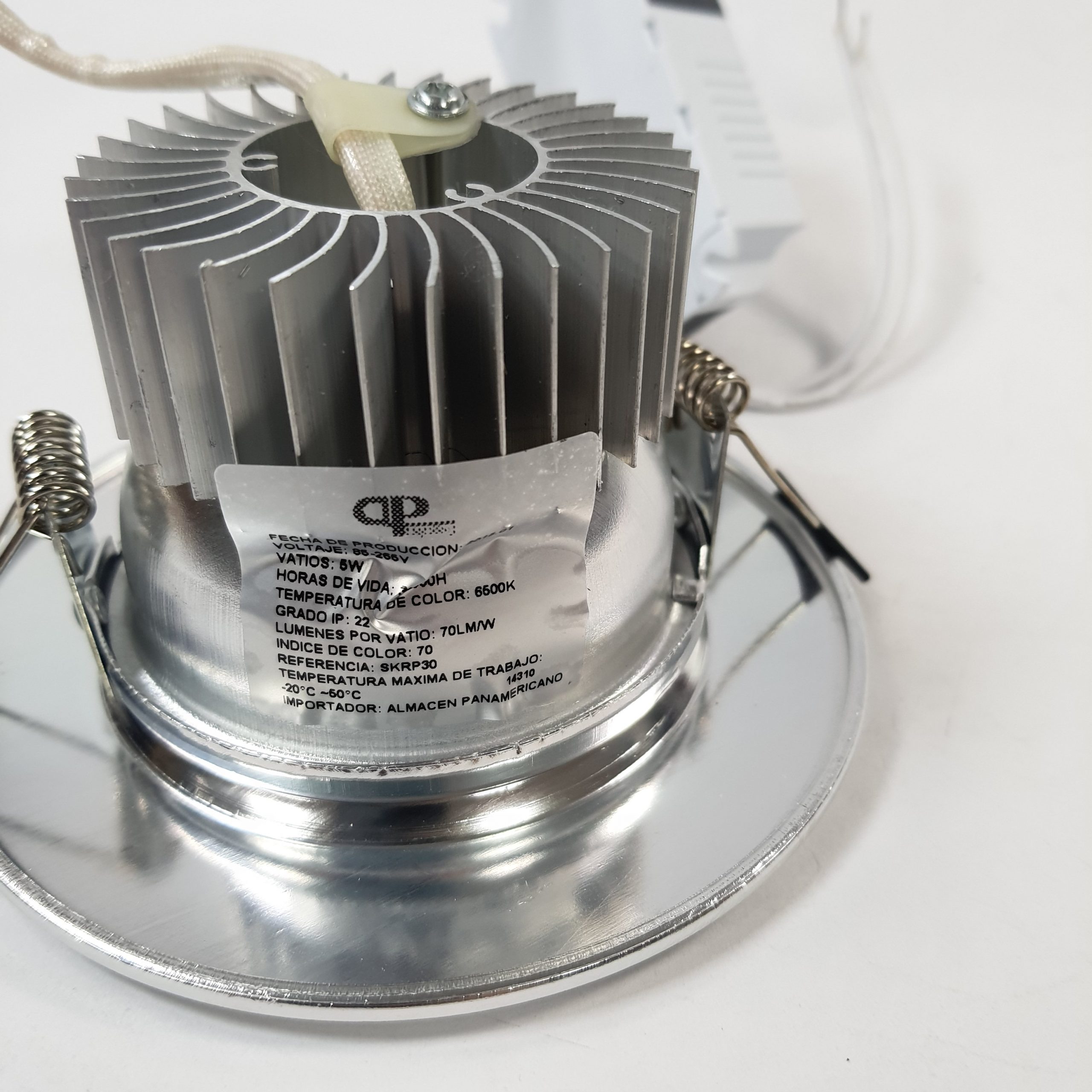 Bala LED redonda 5x1w Acrílico REF. SKRP30 | Almacén Panamericano